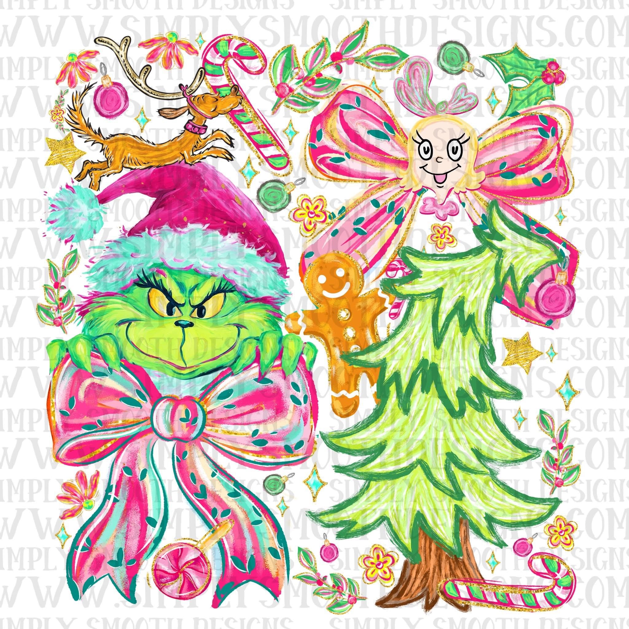 Watercolor Bow Who_ille Collage – Simply Smooth Designs