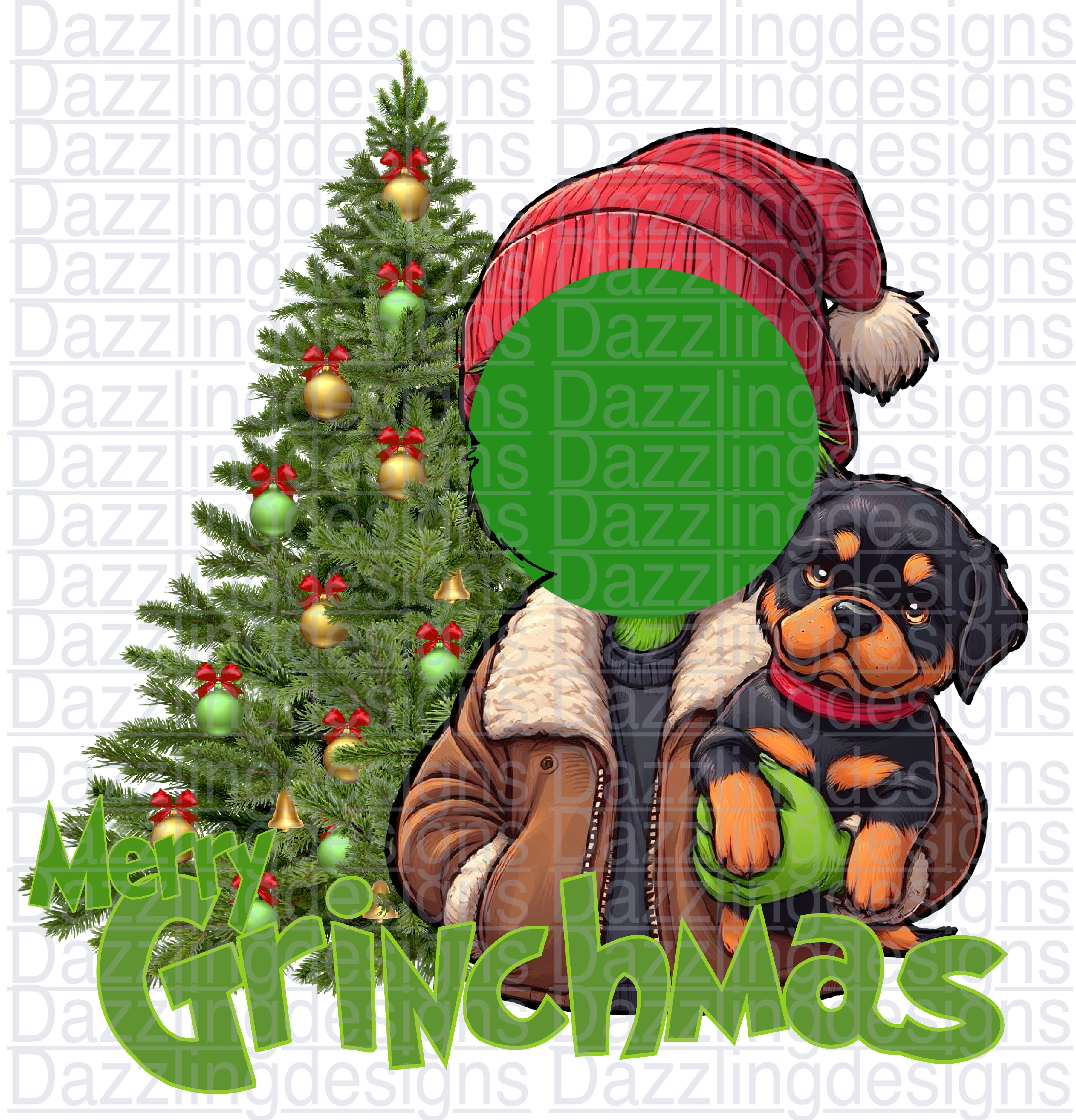 Merry grinchmas ROTTWEILER – Simply Smooth Designs