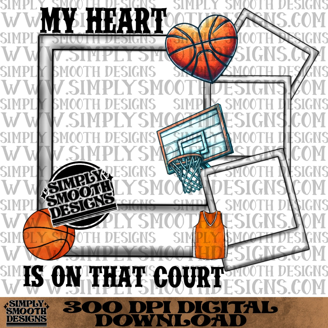 Basketball Polaroid Add Your Own Photos – Simply Smooth Designs