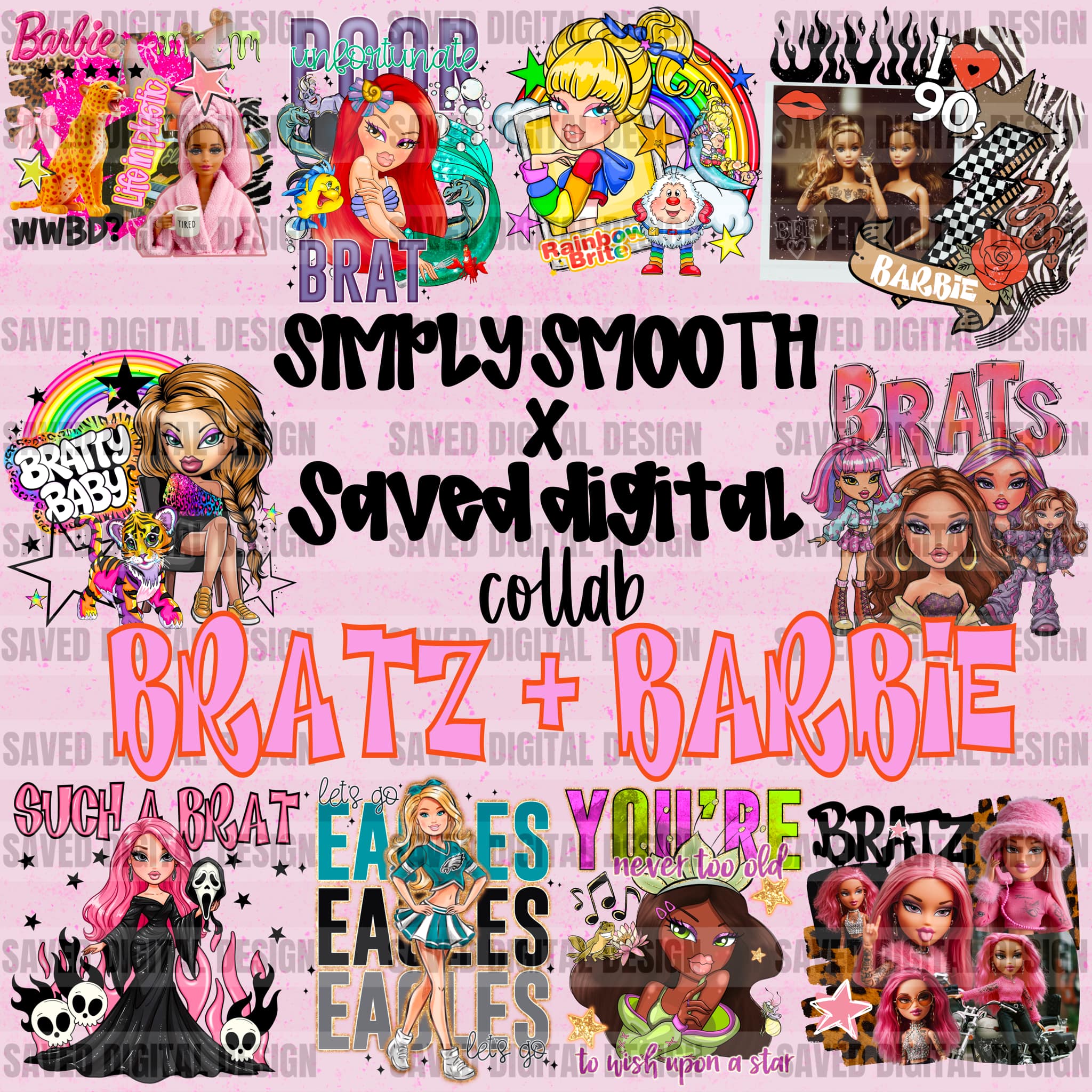 Bratz|Barbie Collab Simply Smooth x Saved Digitals – Simply Smooth Designs